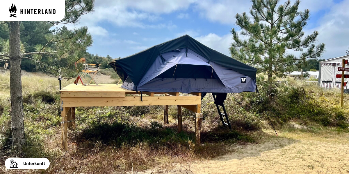 Light my way to the roof tent | hinterland.camp