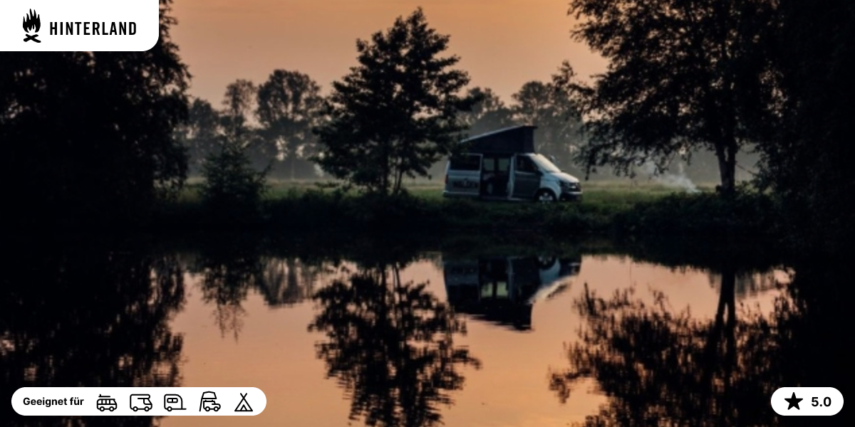First row at own lake in East Frisia