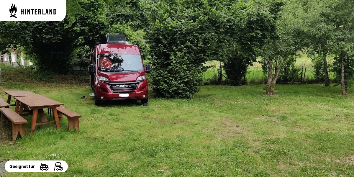 Camping in the heart of the Pollino National Park