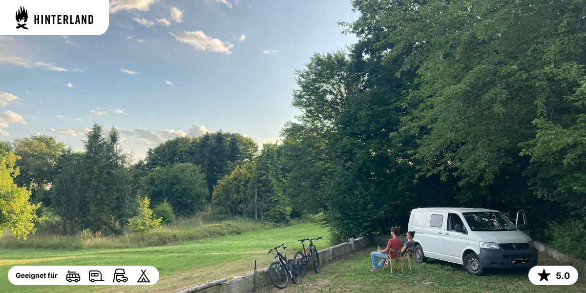 Pitch in the countryside in the north of Munich